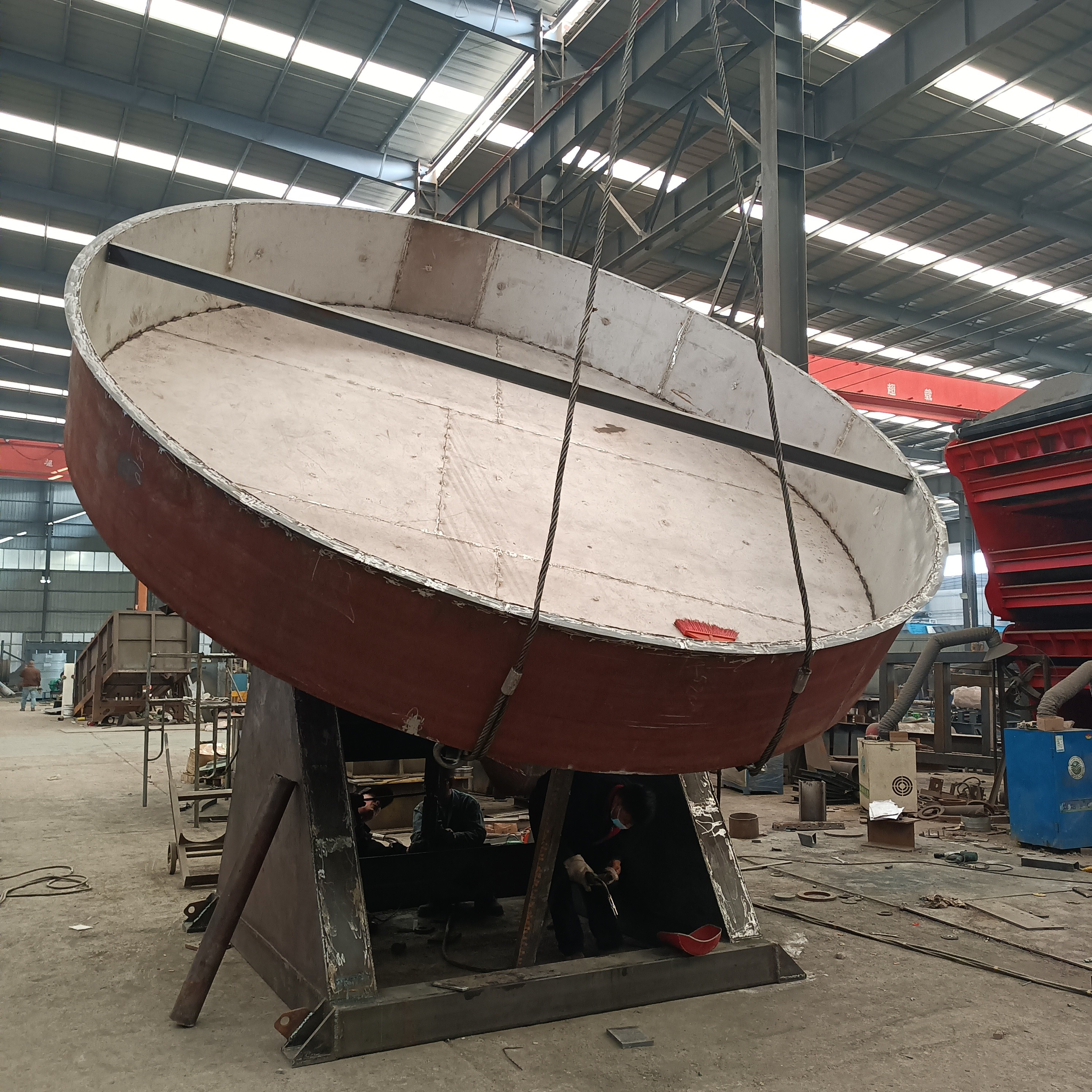 20t / H Fan Disc Granulation Pan Pellet Making Machine 1000mm