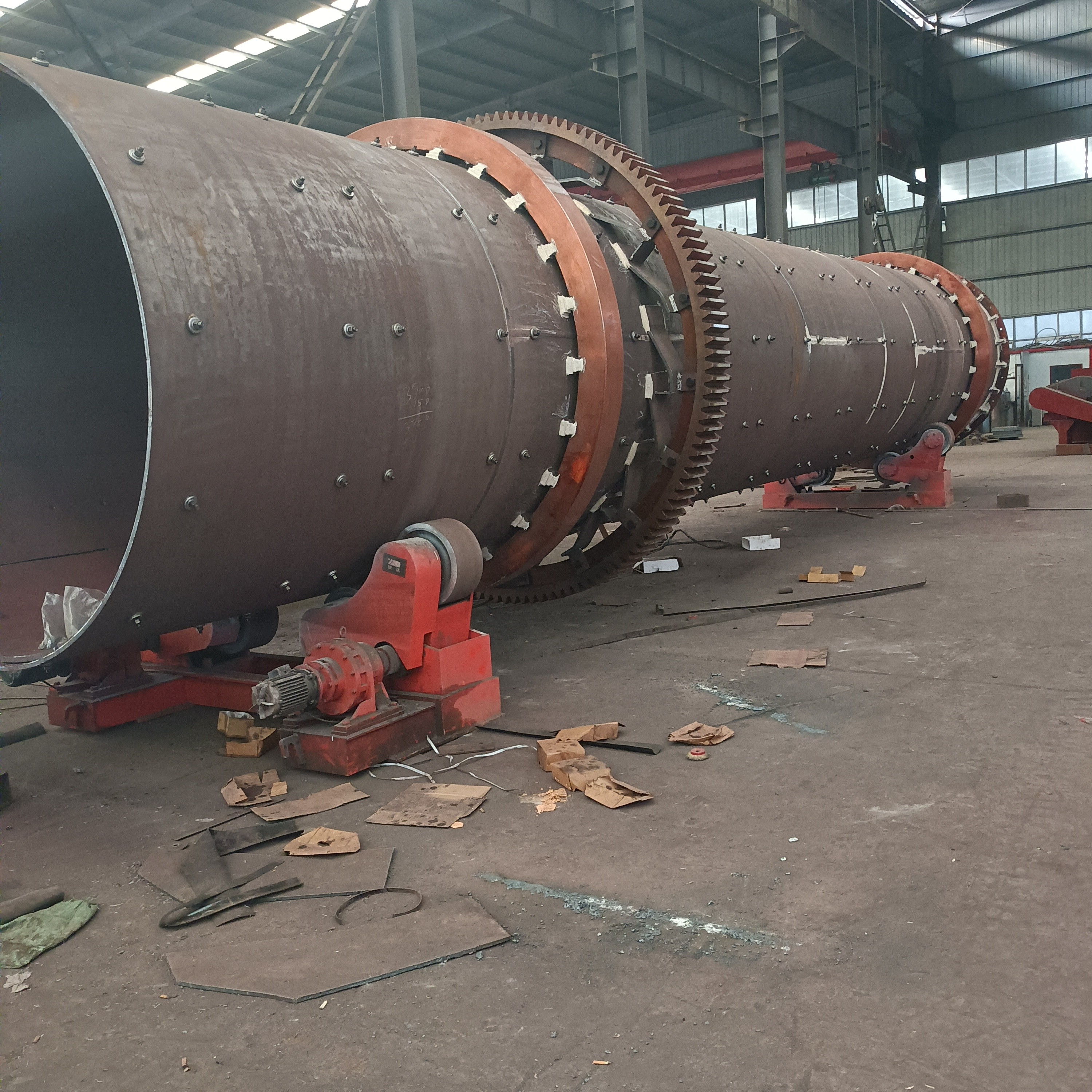 Direct-fired Rotary Kiln With 5-70t/h Capacity