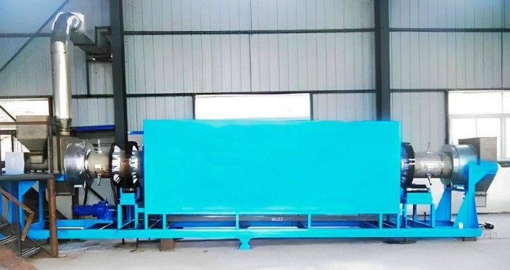 Continuous Working Electric Heating Pyrolysis Furnace Plant 30kg/h