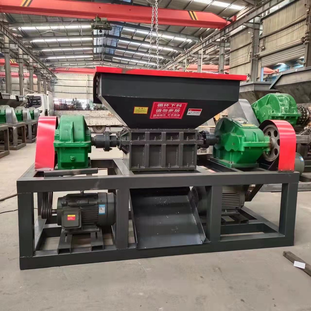 Organic Waste Shredder Crushing Machine Mechanical Scrap For Waste ...